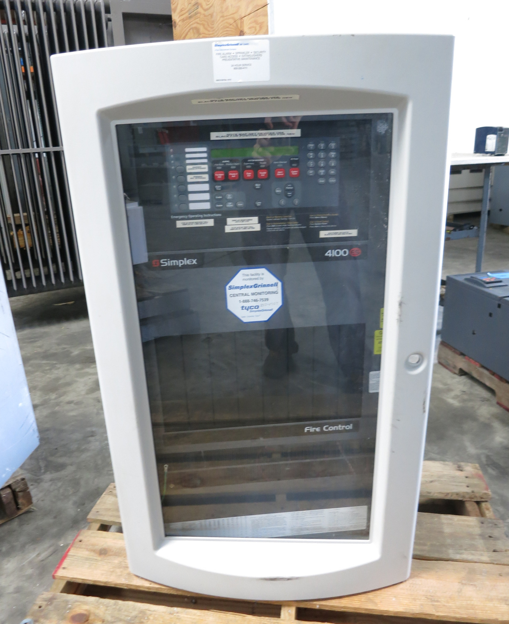 Simplex 4100-ES Fire Alarm Controller Panel 4100-9111 Master 4100-2300 Expansion (DW5834-1 ...